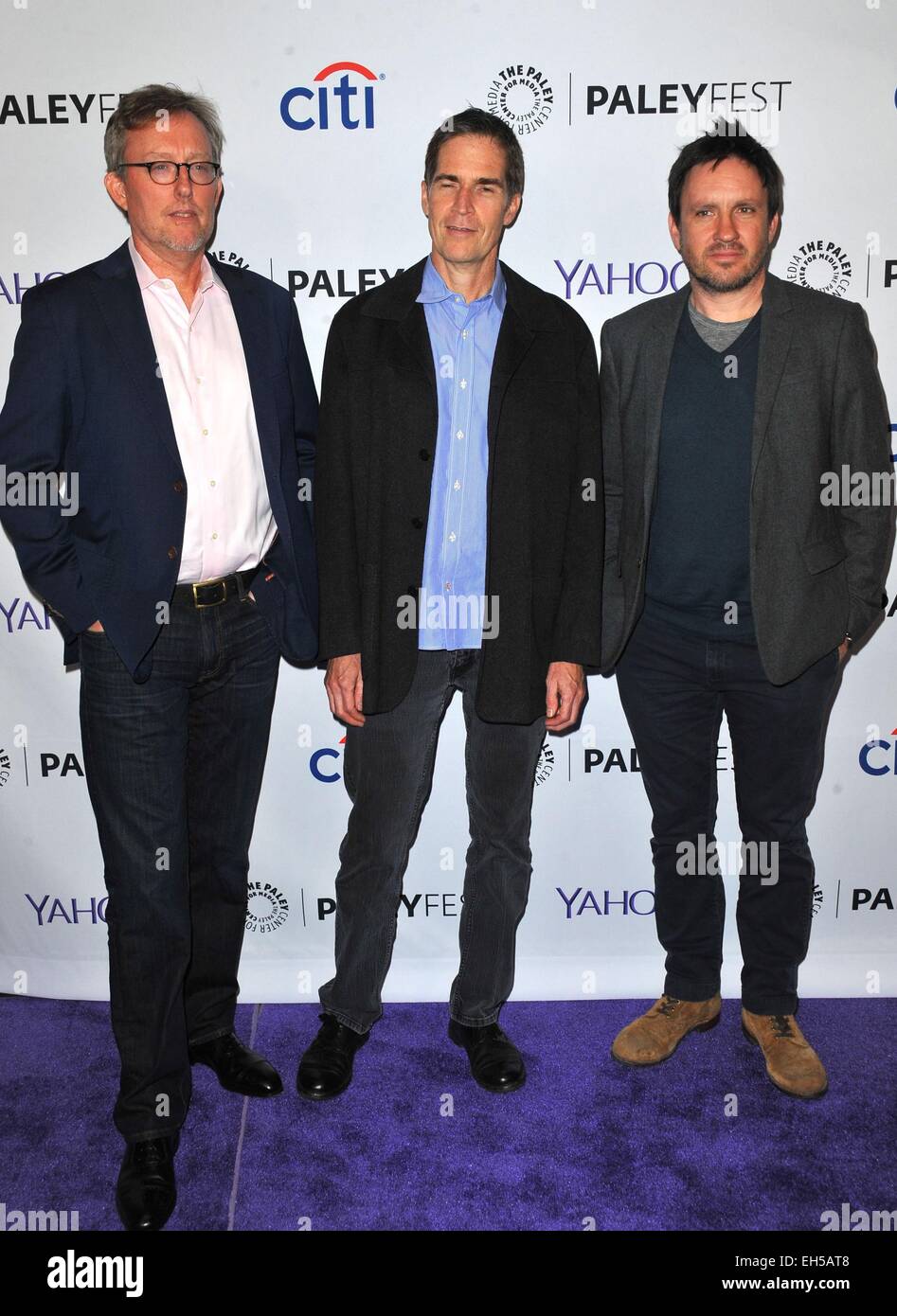 Los Angeles, CA, USA. 6th Mar, 2015. Alex Gansa, Chip Johannessen, Alex ...