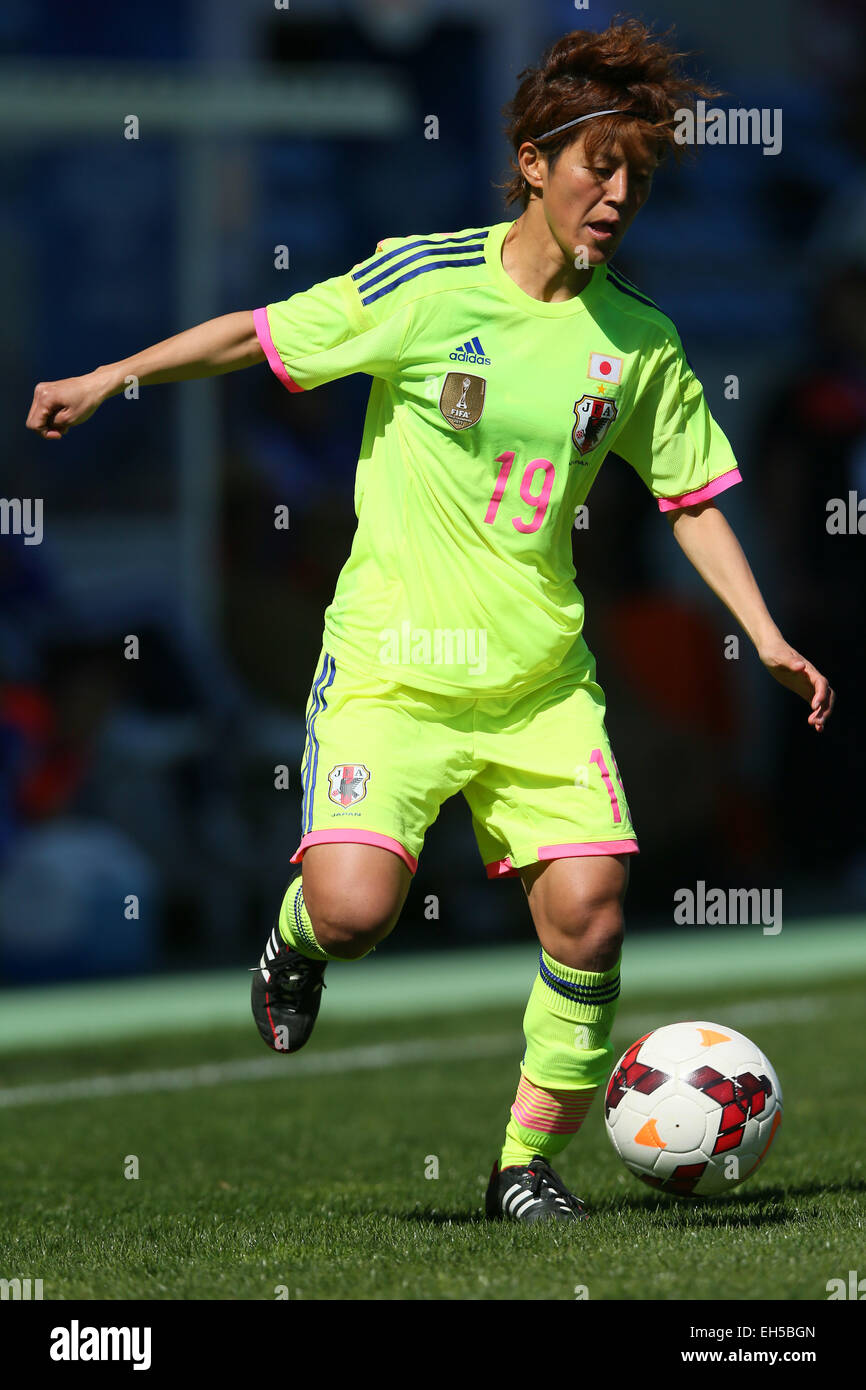 Faro, Portugal. 6th Mar, 2015. Saori Ariyoshi (JPN) Football/Soccer ...