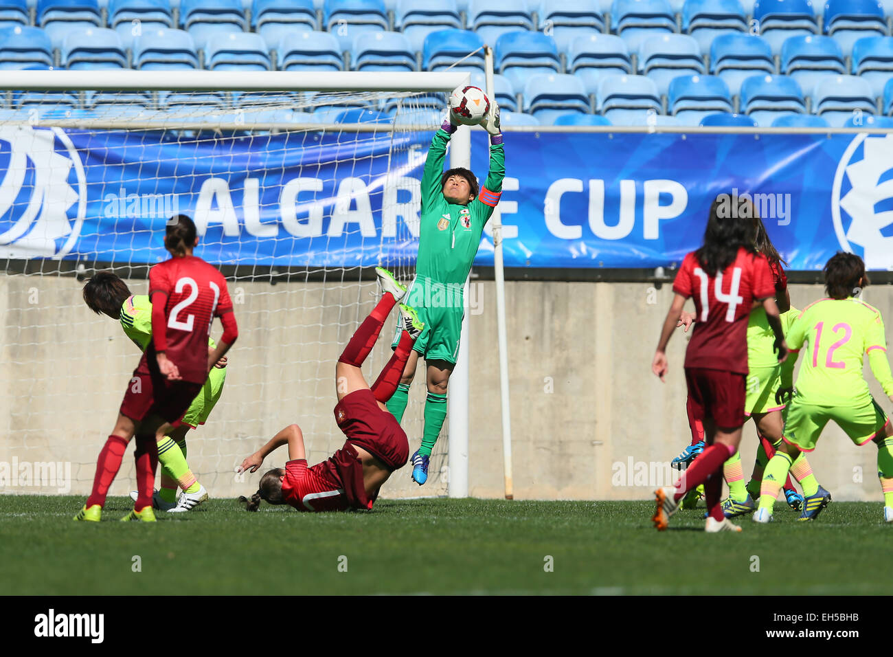 Faro, Portugal. 6th Mar, 2015. Miho Fukumoto (JPN) Football/Soccer ...