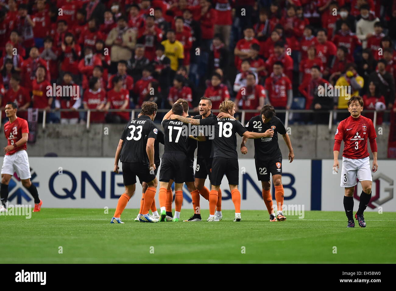 Brisbane Roar team group, MARCH 4, 2015 - Football / Soccer : Brandon ...