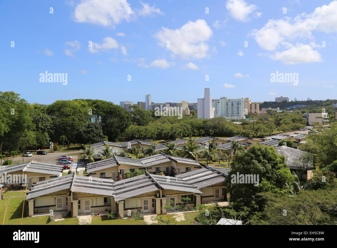 Small houses in Guam - March 2015 Stock Photo - Alamy