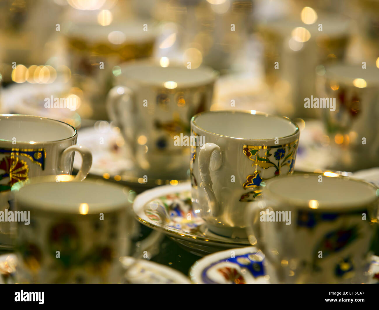 Istanbul, Turkey beautiful coffee cups Stock Photo - Alamy