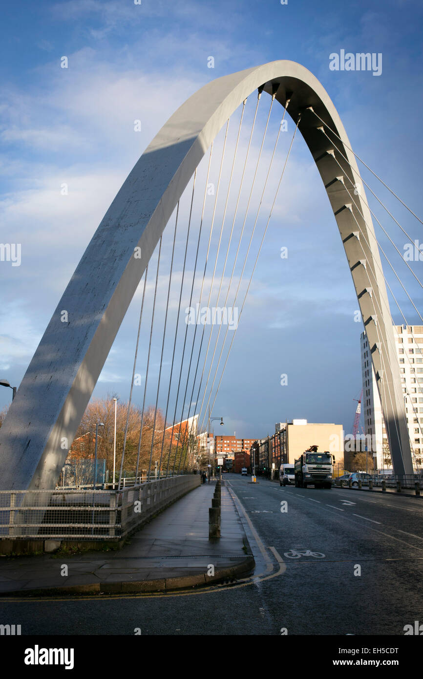 The Hulme Arch Bridge in Hulme, Manchester Stock Photo - Alamy