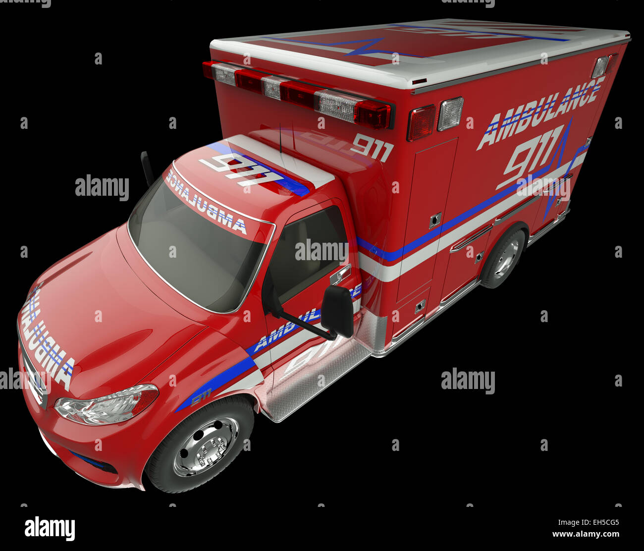 Ambulance top view hi-res stock photography and images - Alamy