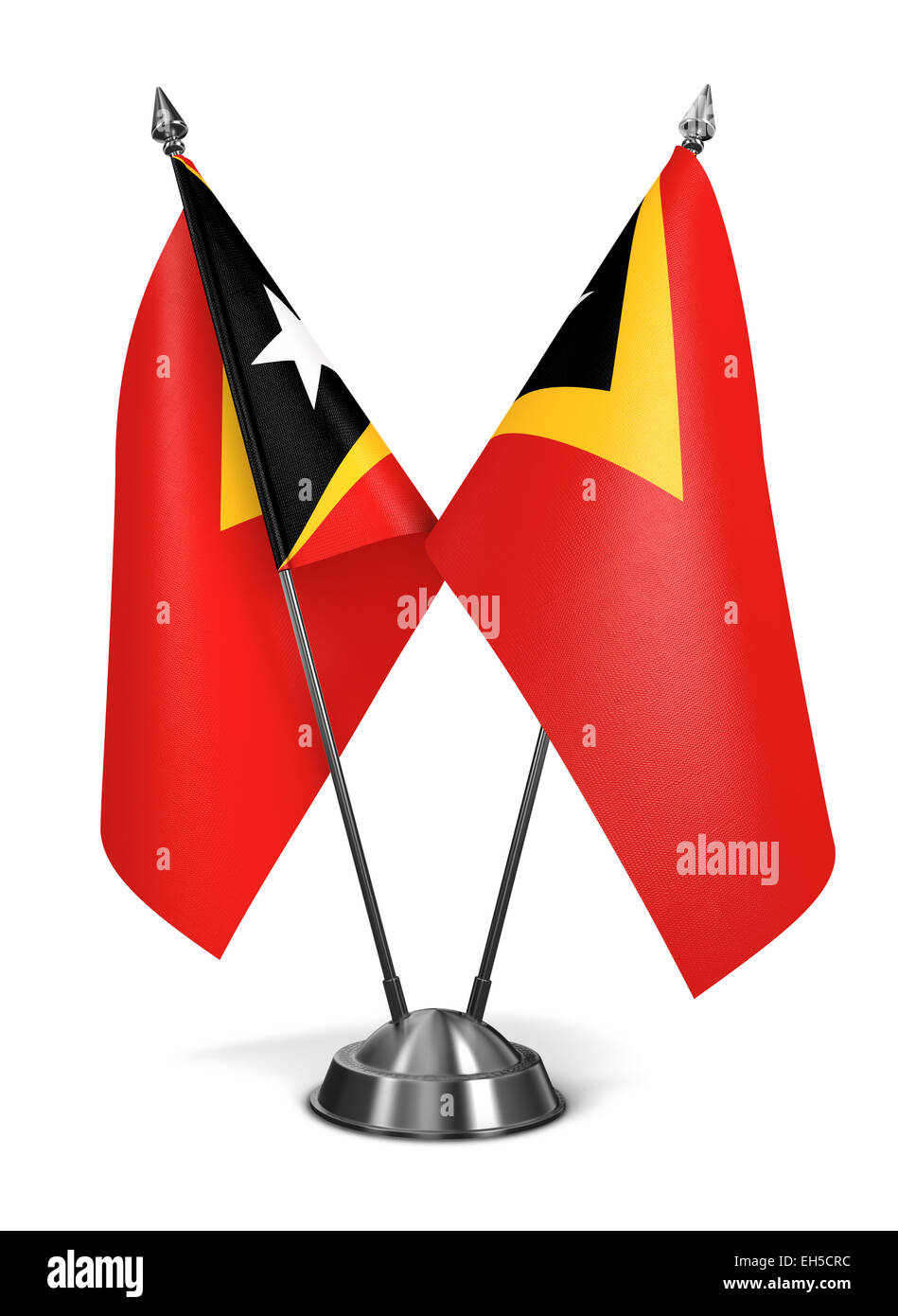 East Timor - Miniature Flags Isolated on White Background Stock Photo ...