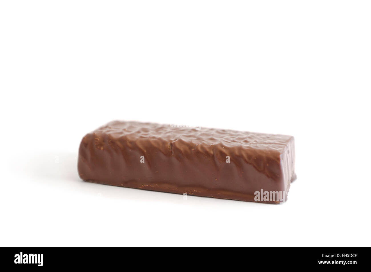 Side view of protein chocolate bar. Isolated on white Stock Photo - Alamy