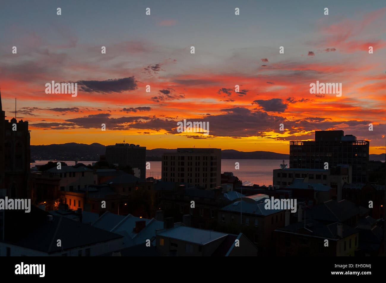 Australia tasmania view derwent river hi-res stock photography and ...