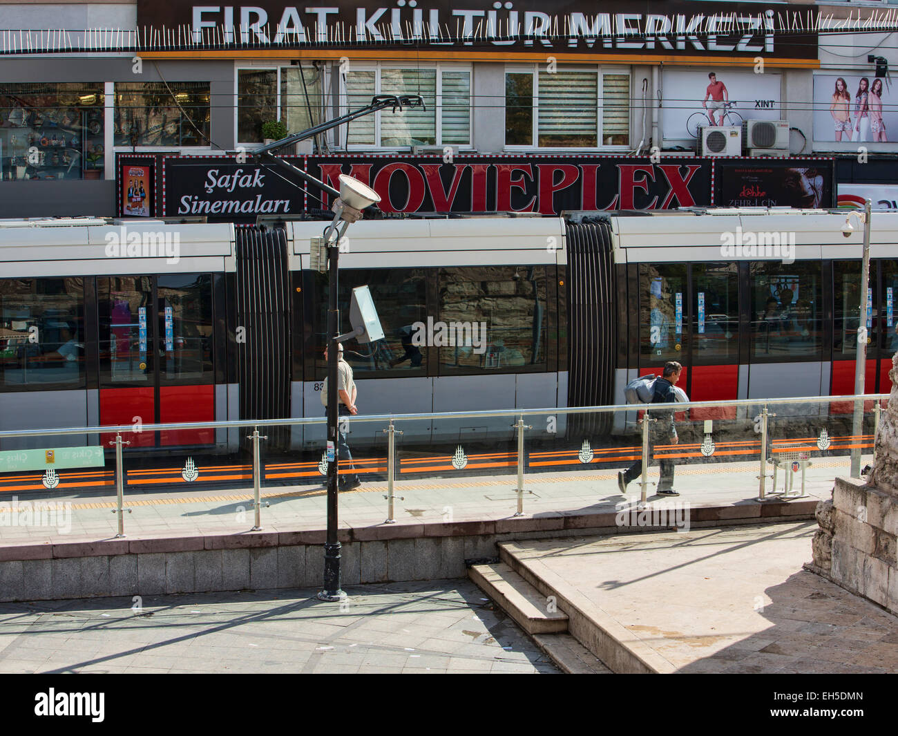 Istanbul, Turkey urban city public train Stock Photo - Alamy