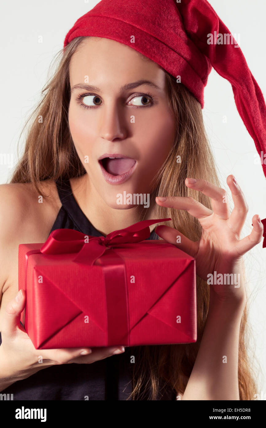 Open christmas gift hi-res stock photography and images - Alamy