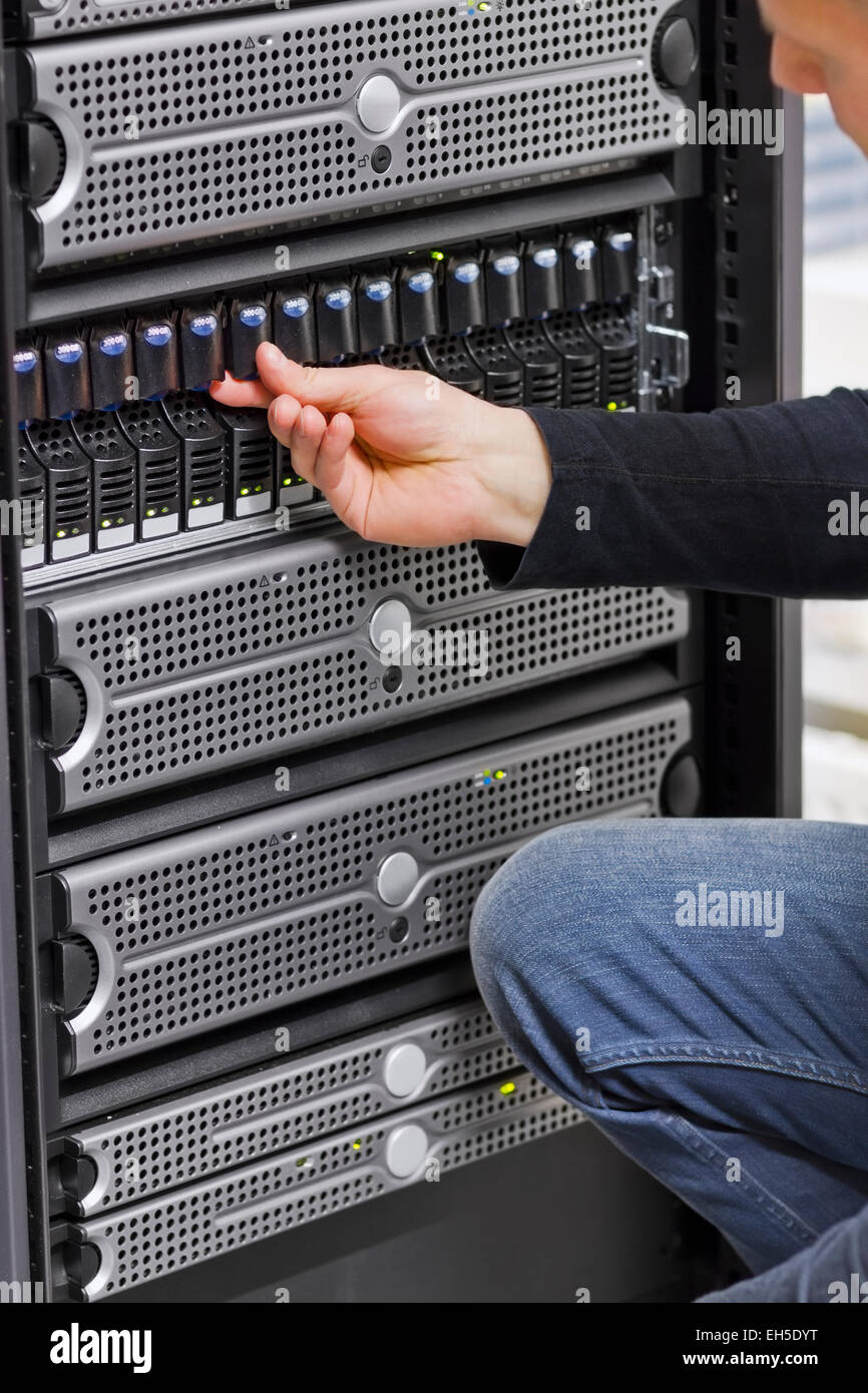 It engineer / consultant working in a data center. This enclosures is a ...