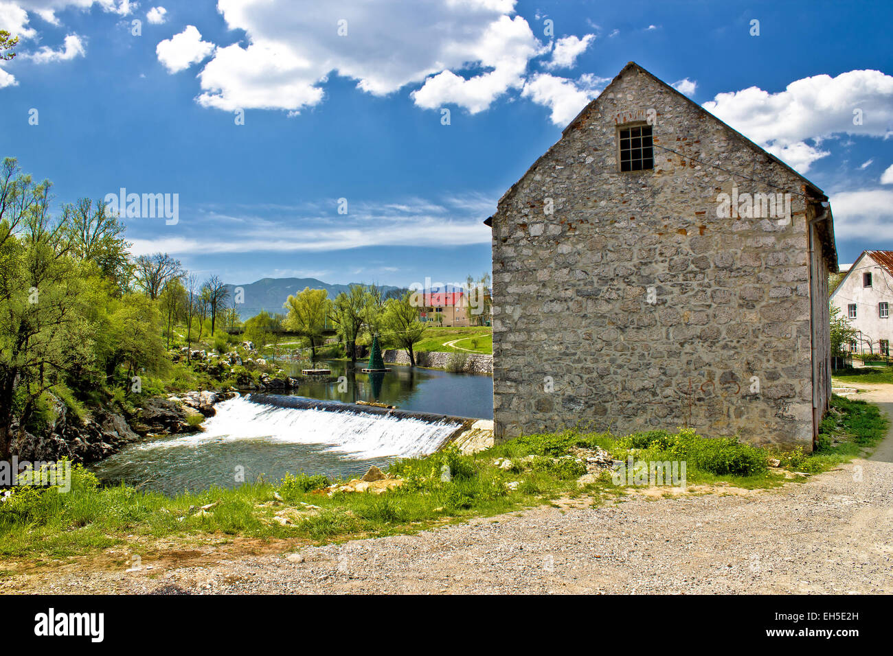 River Novcica in Town of Gospic, Lika region, Croatia Stock Photo - Alamy