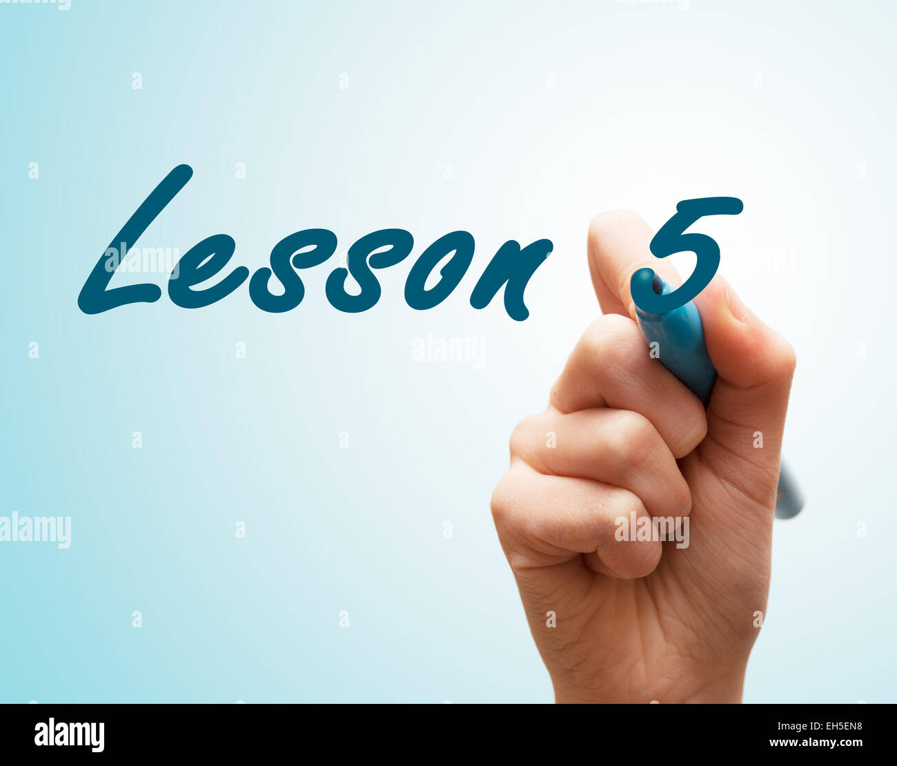 Lesson learned writing on screen hi-res stock photography and images ...