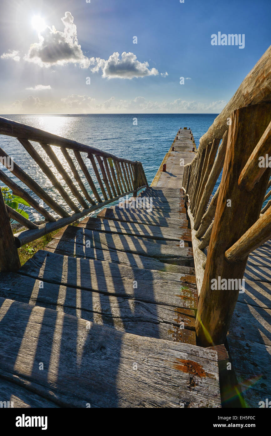 Wooden fencing over bridge hi-res stock photography and images - Alamy