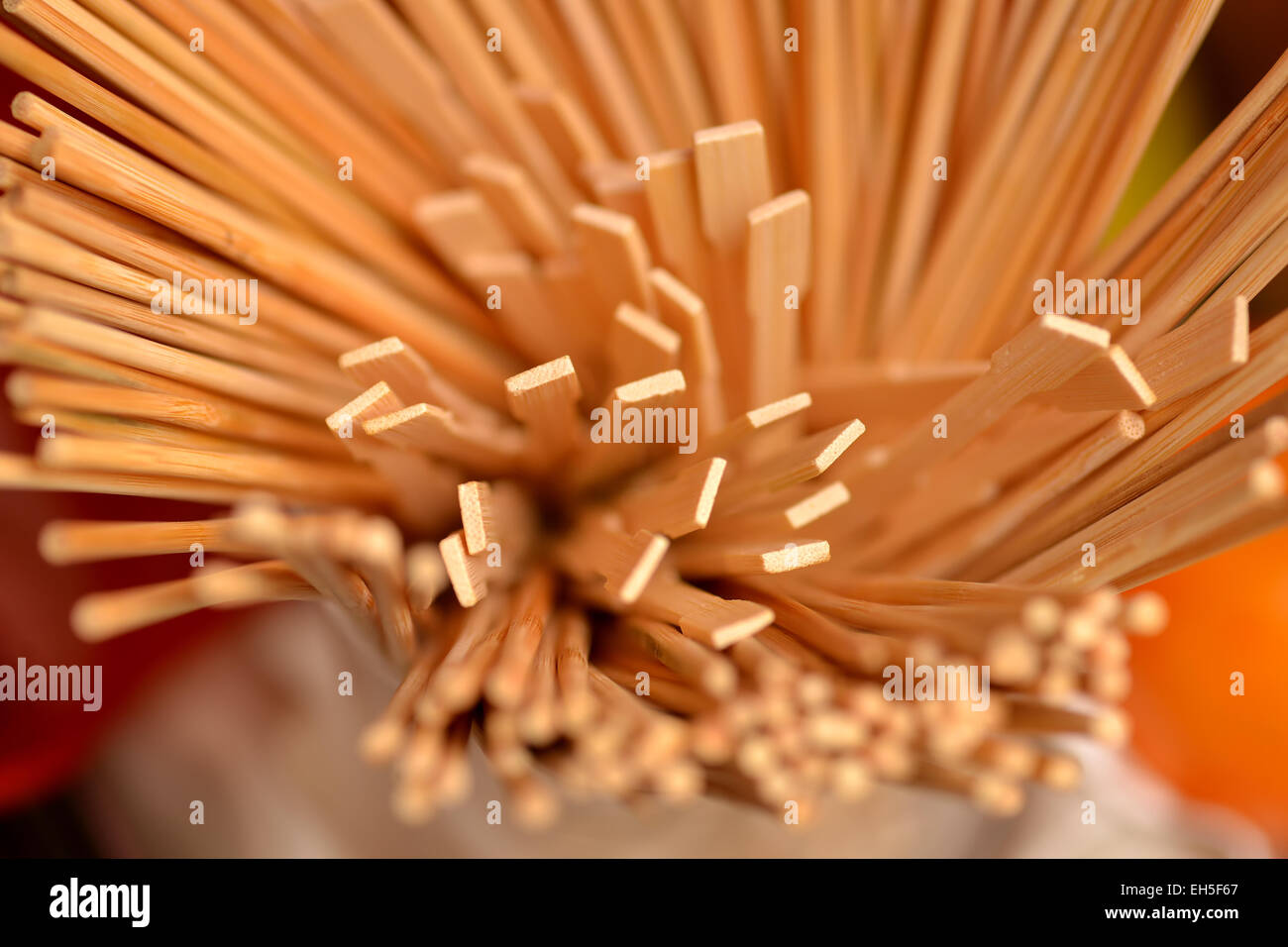 A lot of toothpicks in a container Stock Photo - Alamy