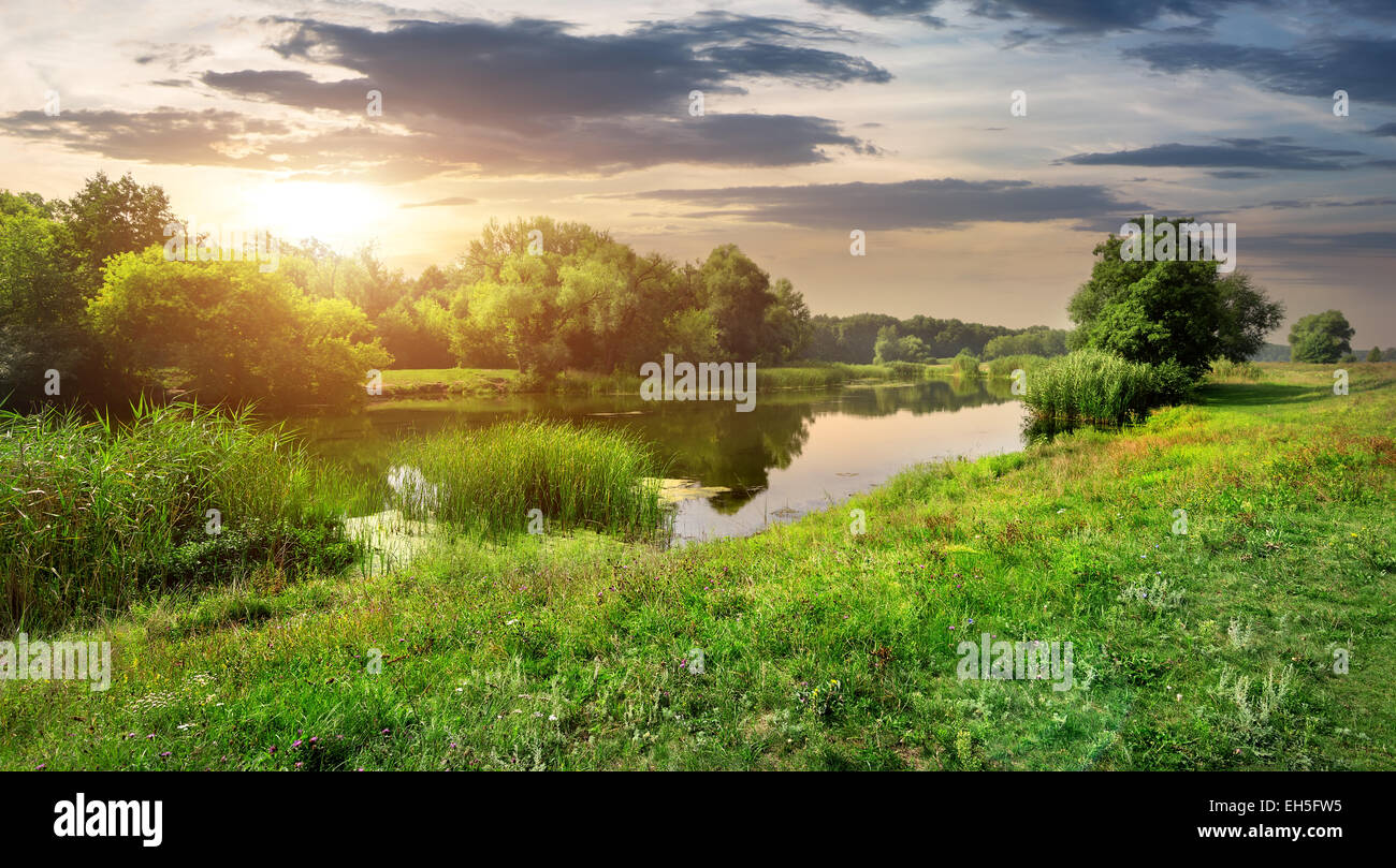Calm tranquil sunny hi-res stock photography and images - Alamy