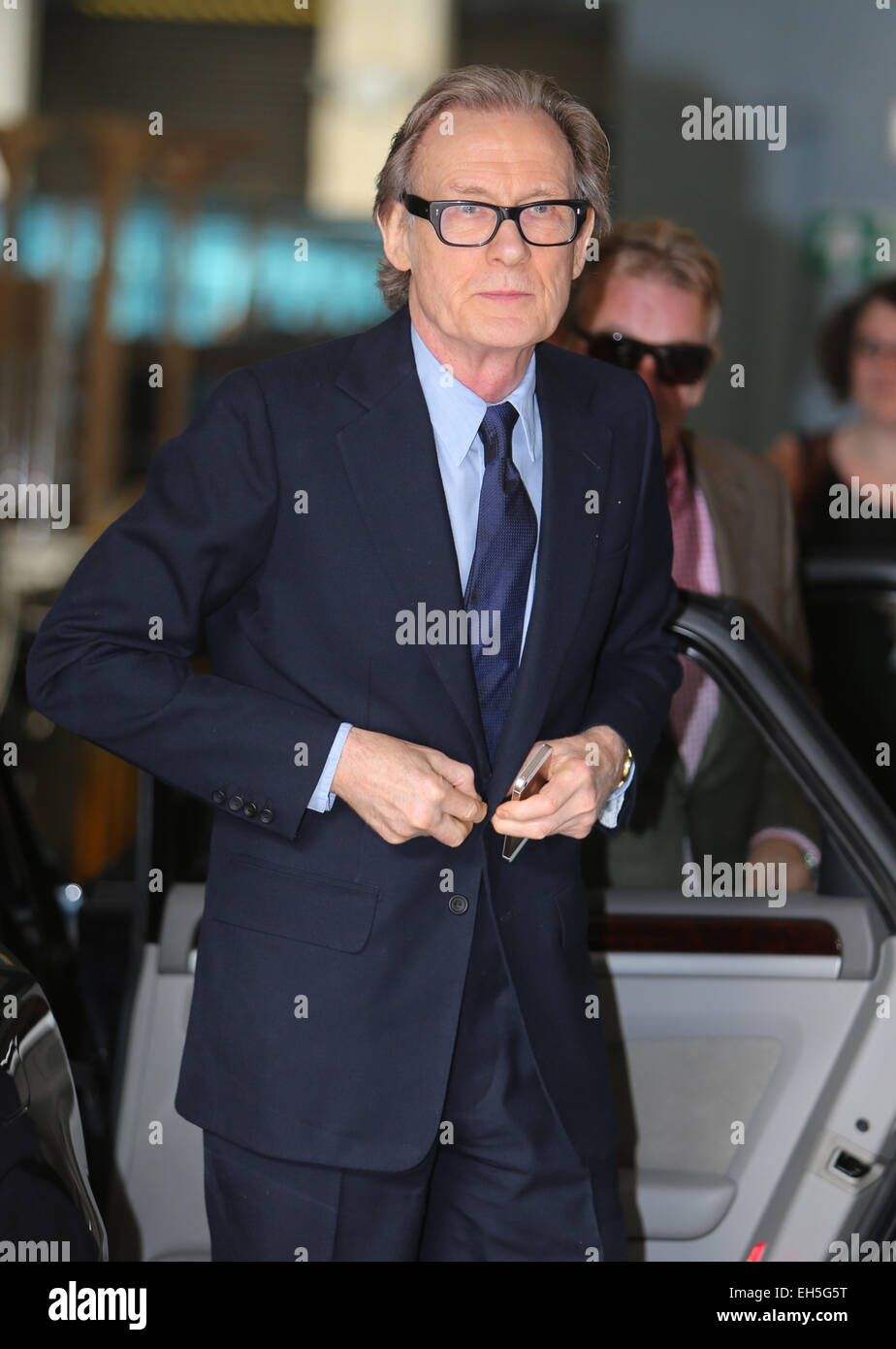 Bill Nighty outside ITV Studios today Featuring: Bill Nighy Where ...