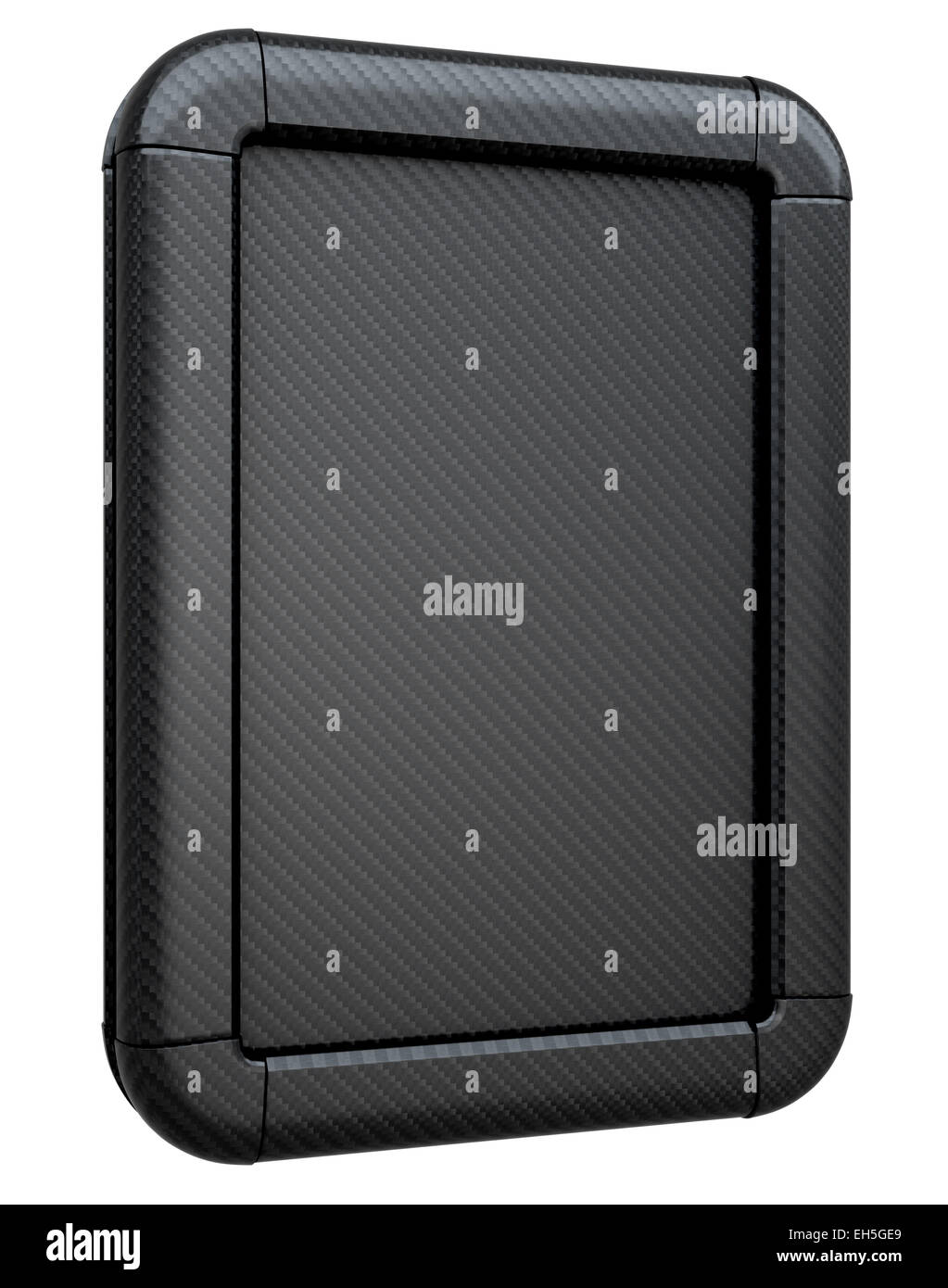 Carbon fiber advertising lightbox isolated on the white background ...