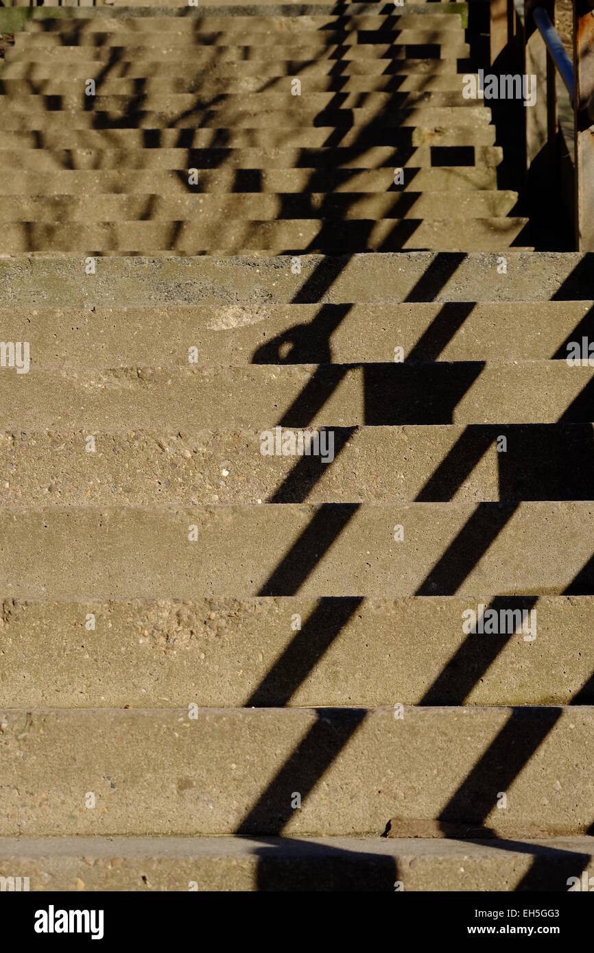 Shadow and steps Stock Photo - Alamy
