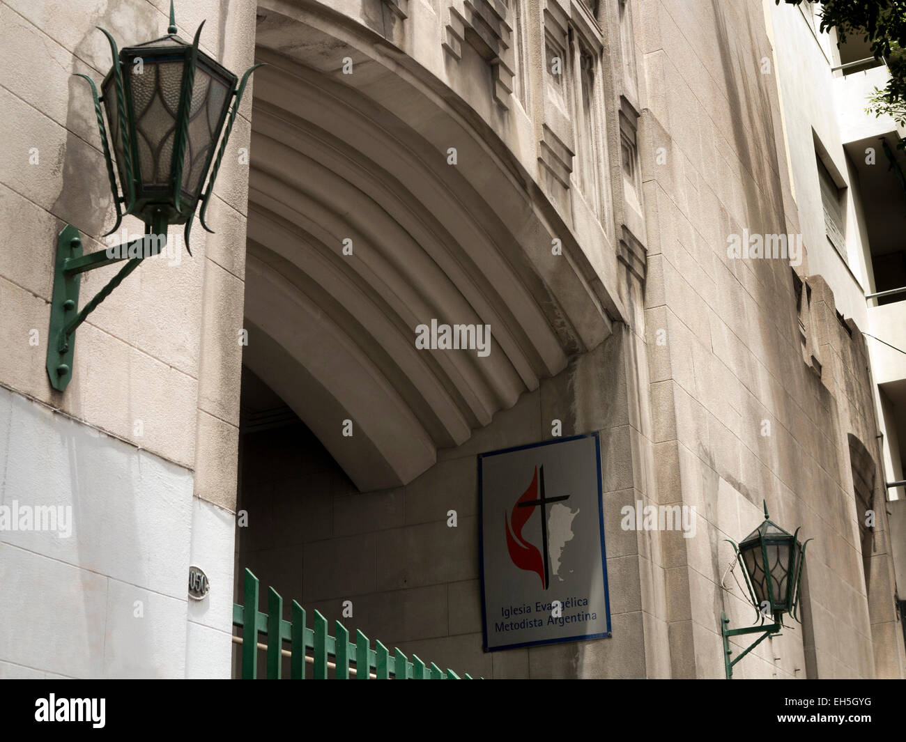 Methodist church entrance hi-res stock photography and images - Alamy