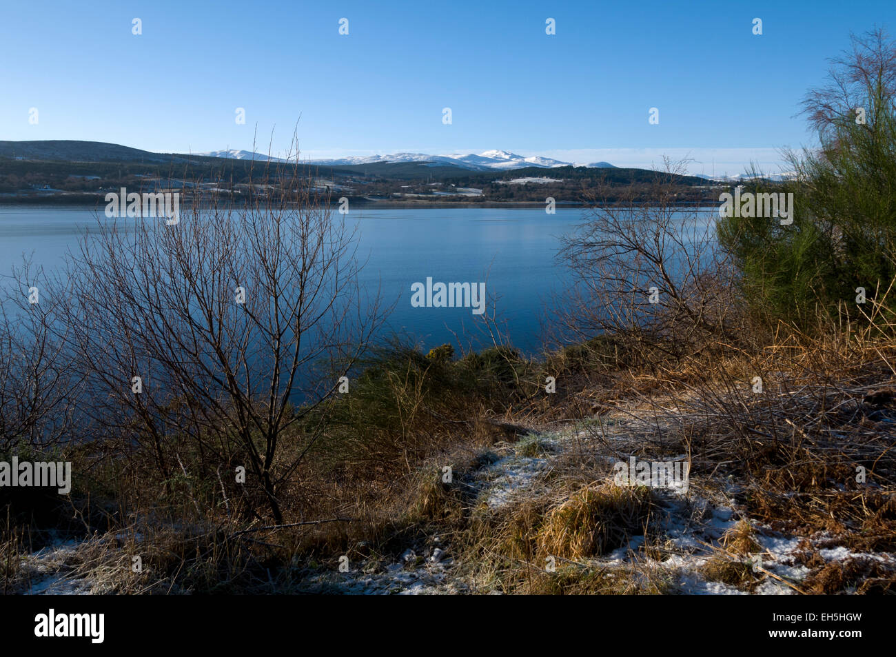 The mountains of Easter Ross over the Dornoch Firth, from near Bonar ...