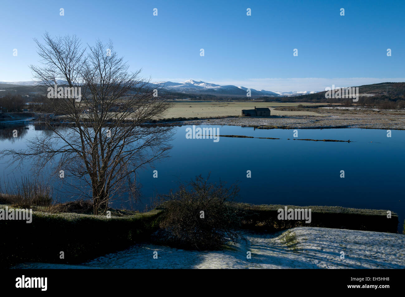 The mountains of Easter Ross over the Kyle of Sutherland, from Bonar ...