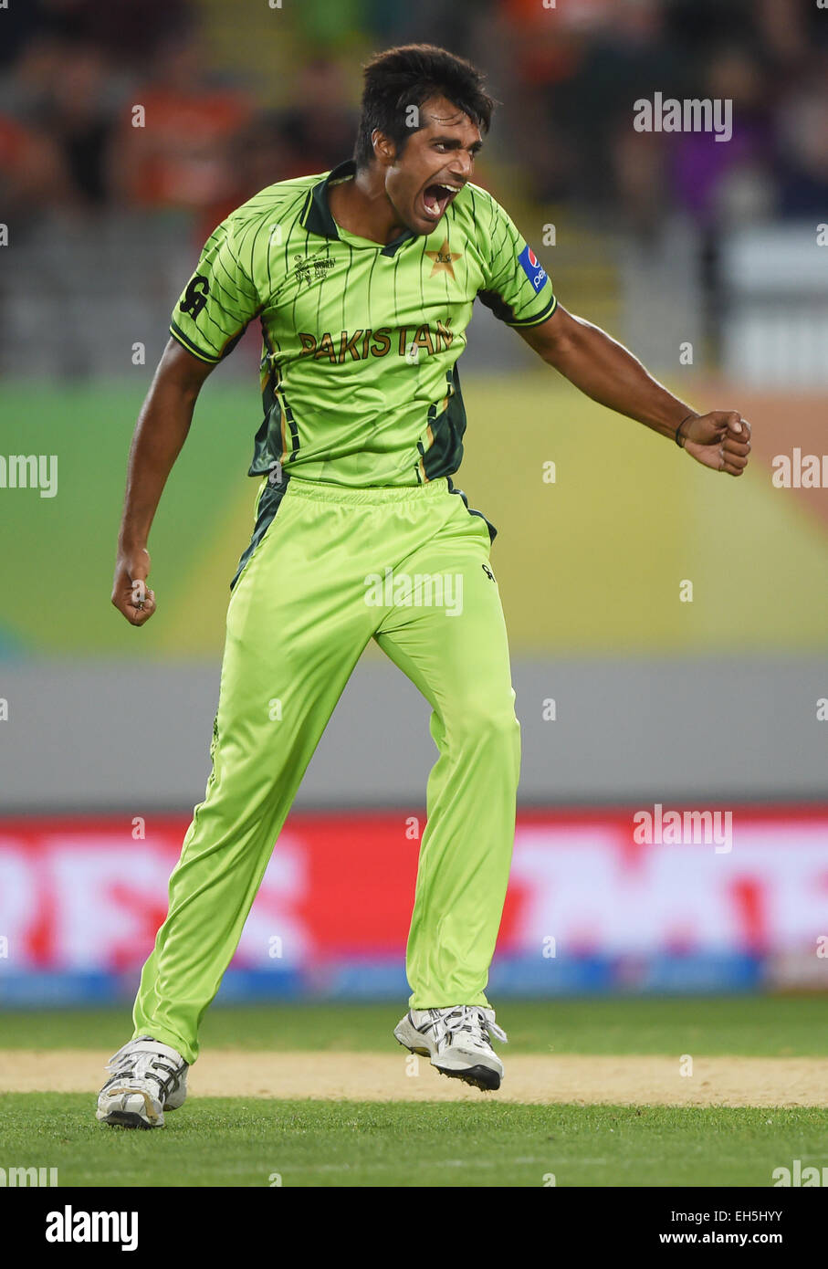 Auckland, New Zealand. 07th Mar, 2015. Pakistan bowler Rahat Ali ...