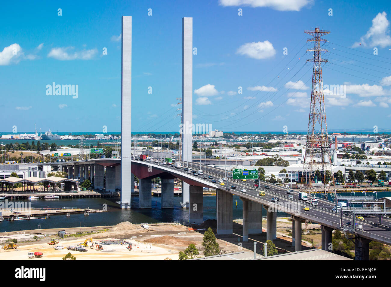 Bolte bridge melbourne skyline hi-res stock photography and images - Alamy