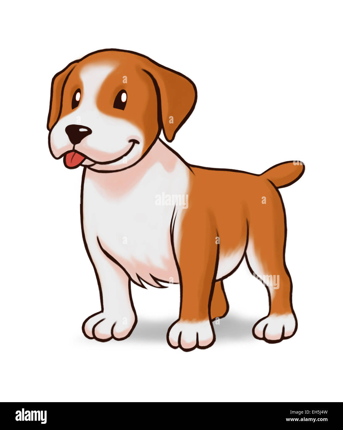 Cheerful puppy hi-res stock photography and images - Alamy