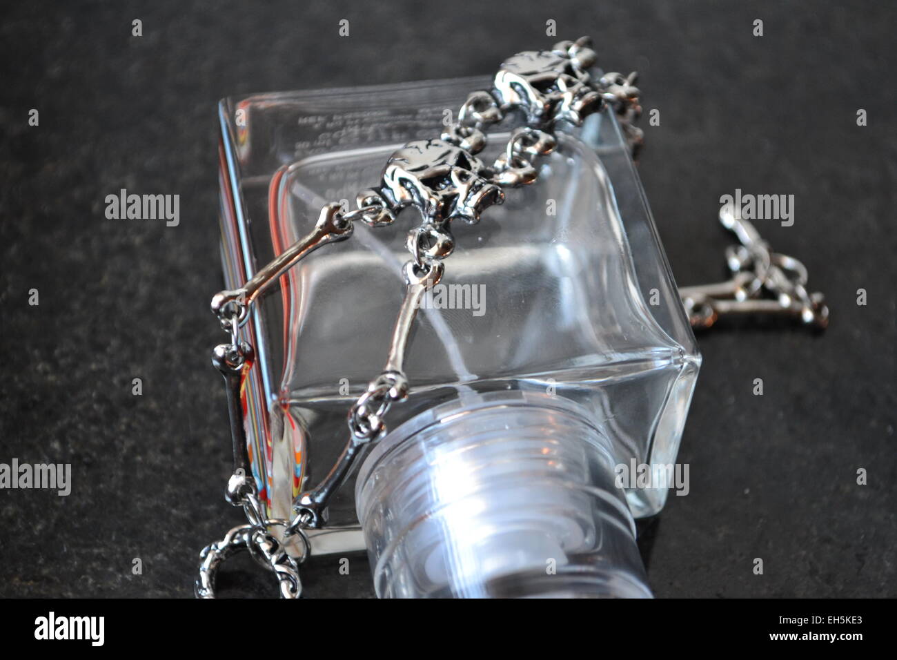 Bone on Glass Stock Photo - Alamy