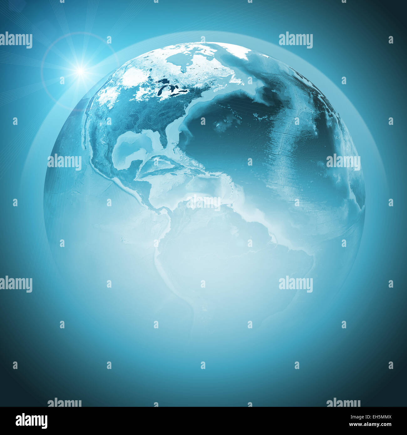 Green earth globe with continents, transparent Stock Photo - Alamy