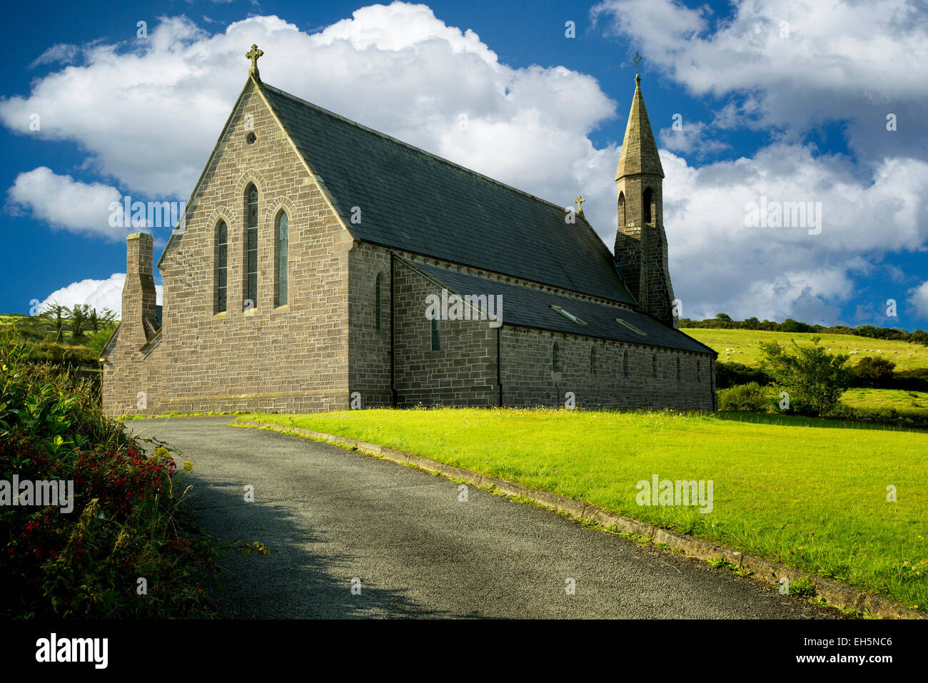 Church of John the Baptist. Catholic church in Dingle, Ireland Stock ...