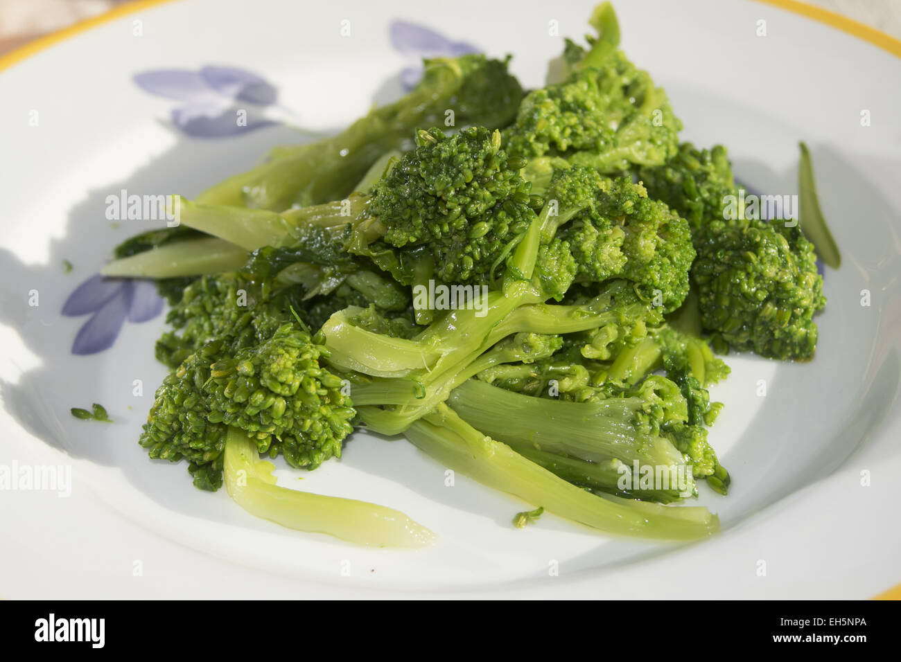 traditional dish of Apuleia: stewed turnip greens Stock Photo - Alamy
