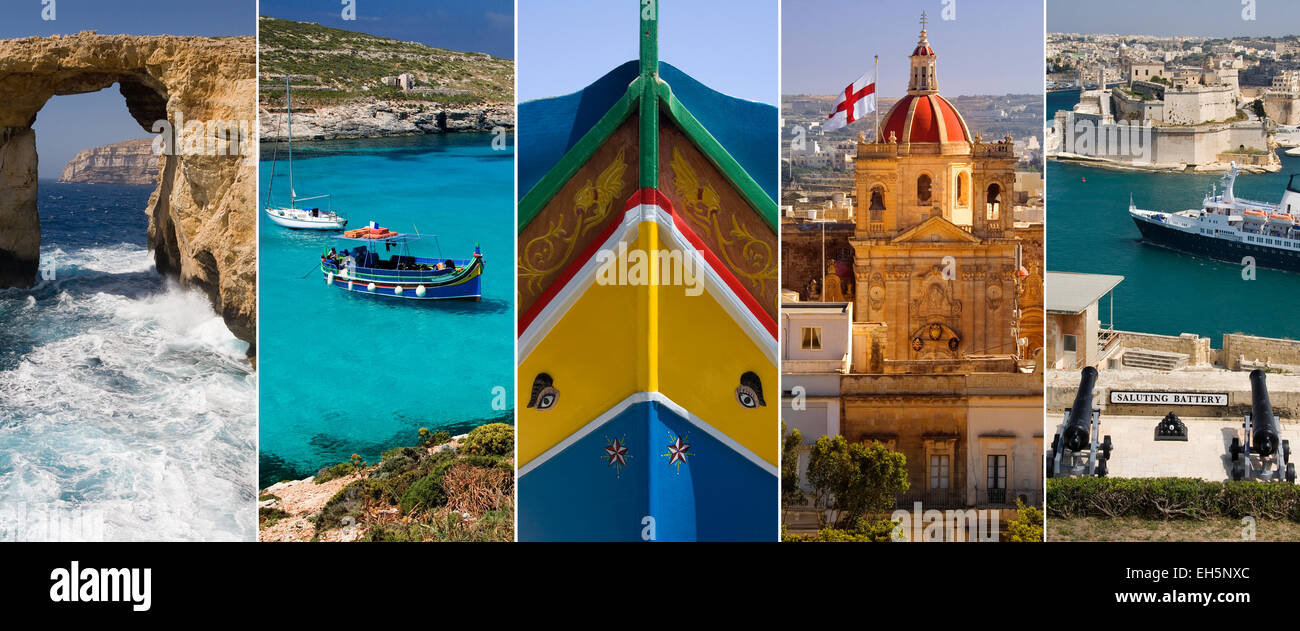 The Mediterranean island of Malta Stock Photo - Alamy