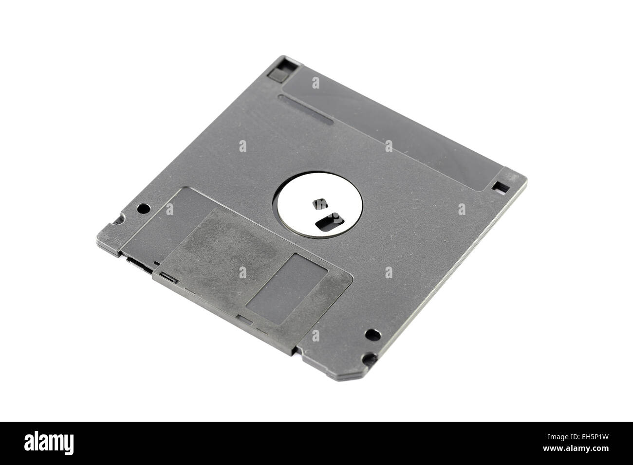 Black floppy disk isolated on white background Stock Photo - Alamy