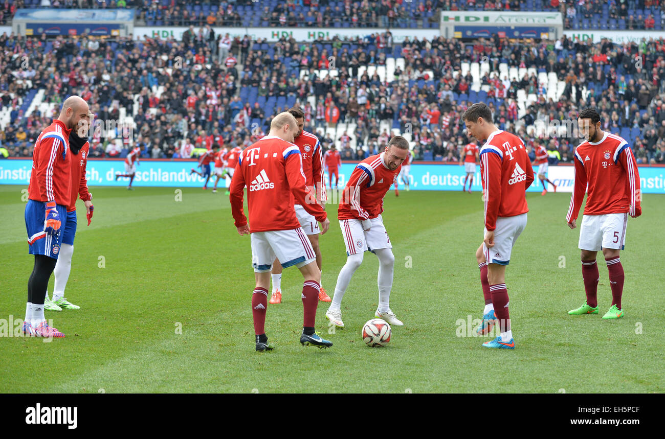 Hanover, Germany. 07th Mar, 2015. Munich's Bastian Schweinsteiger ...