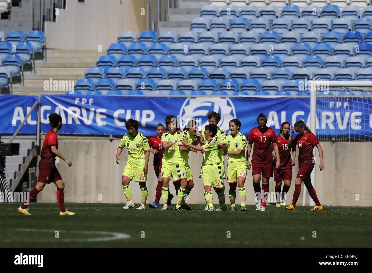 Algarve Stadium, Faro, Portugal. 6th Mar, 2015. Japan tema group (JPN ...