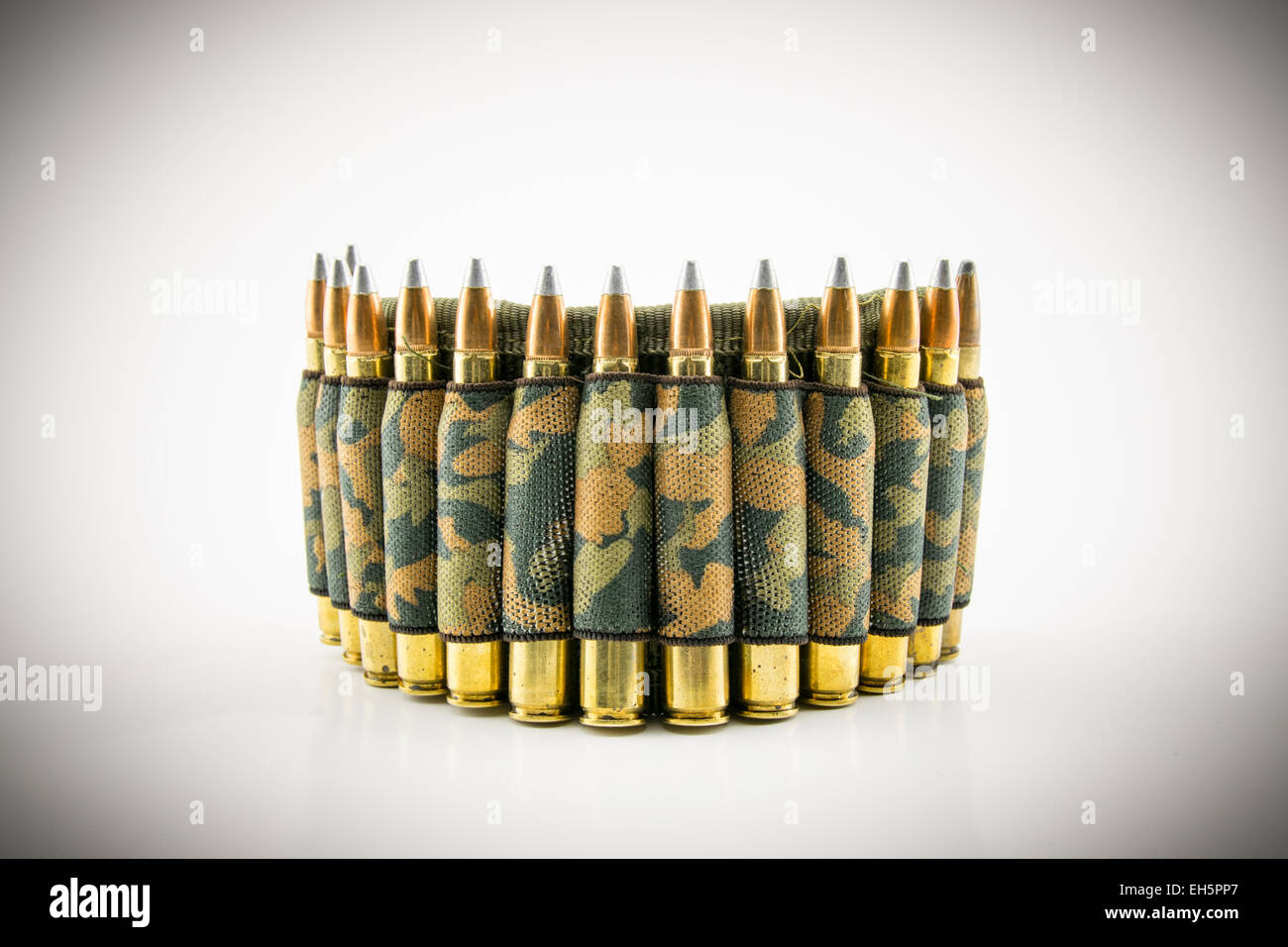 camouflage ammunition belt for rifle Stock Photo - Alamy