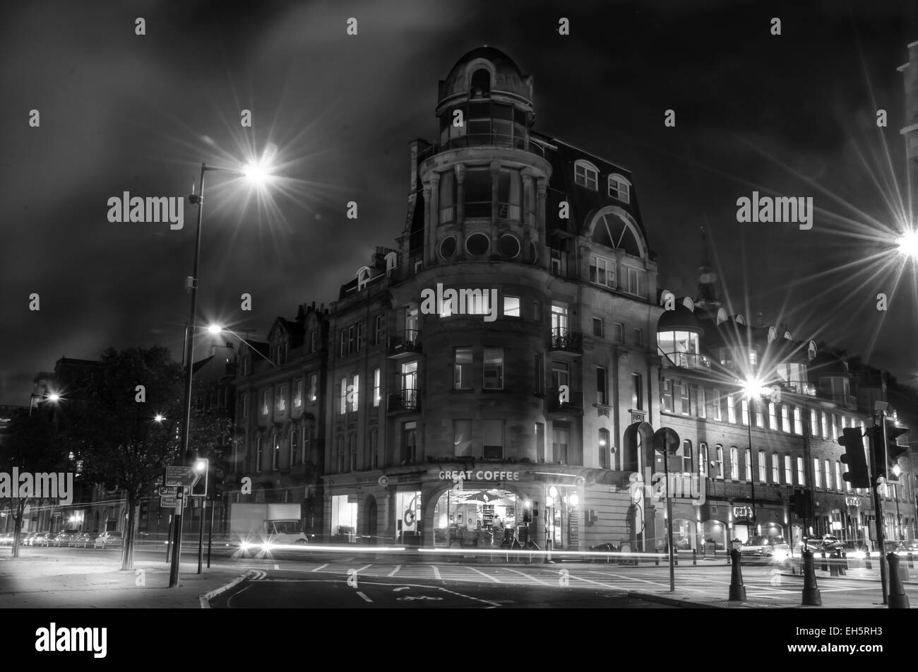 Streetlights Black and White Stock Photos & Images - Alamy