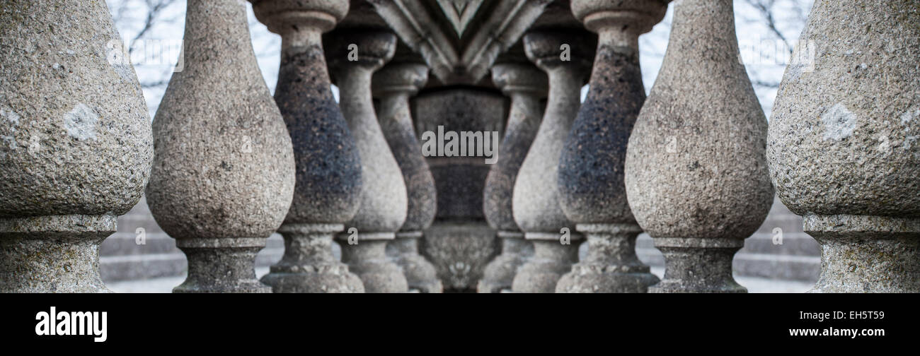 series of granite columns Stock Photo - Alamy
