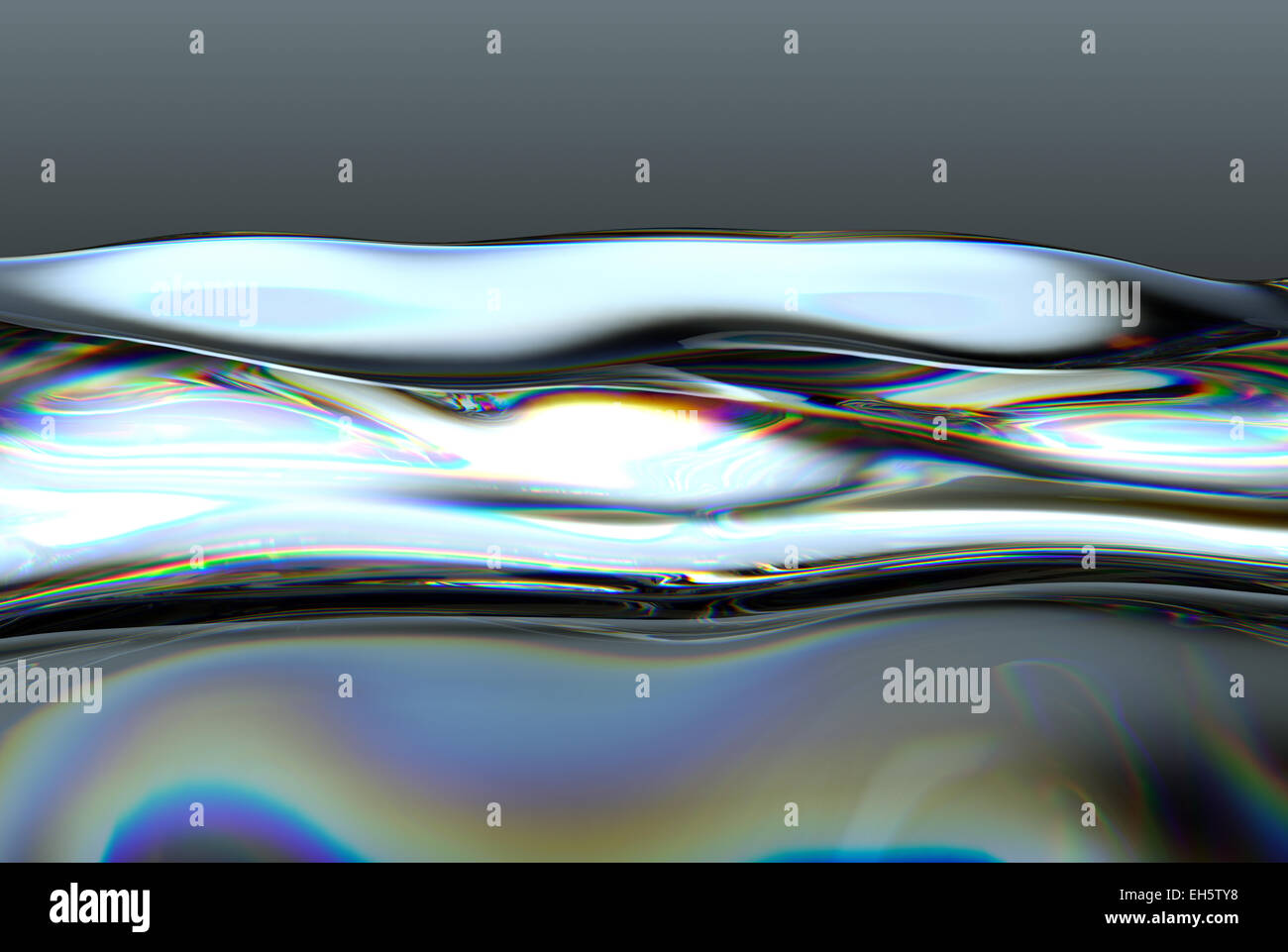 Petrol or gasoline splashes with colorful pattern Stock Photo - Alamy