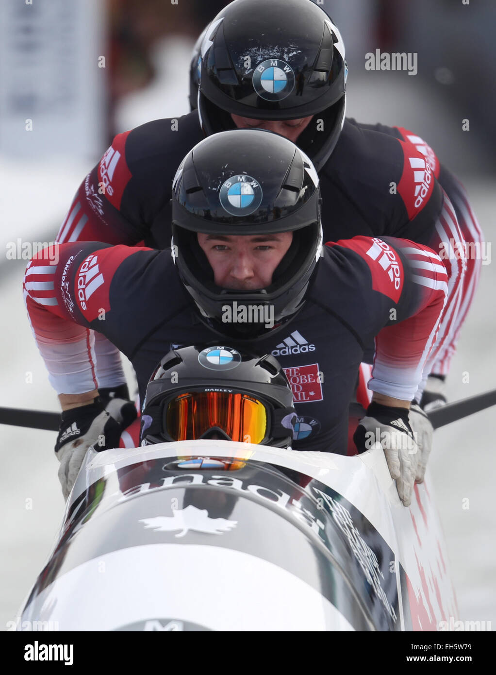 Winterberg, Germany. 07th Mar, 2015. Bobsleigh pilot Kaillie Humphries ...