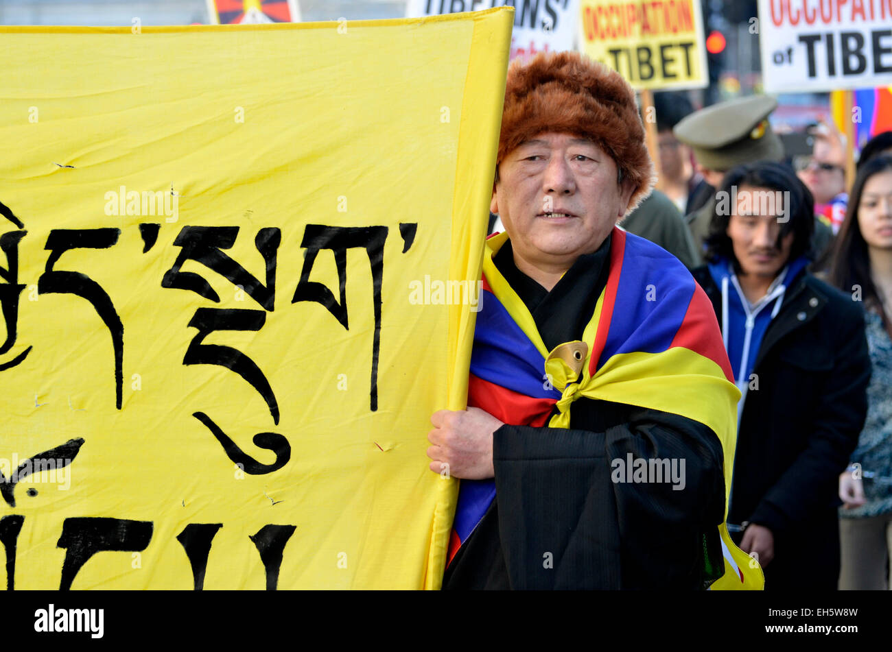 Tibetan protest china hi-res stock photography and images - Alamy