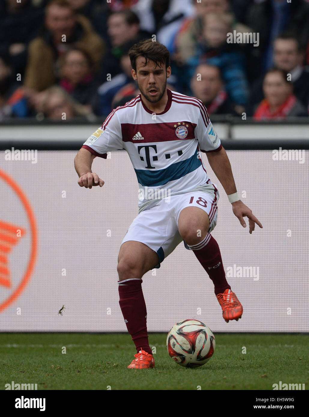 Hanover, Germany. 07th Mar, 2015. Munich's Juan Bernat in action during ...
