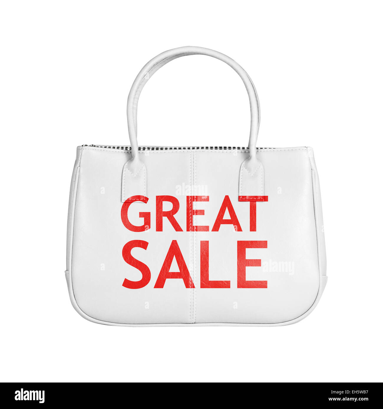 Great sale bag. Design element isolated on white background with ...