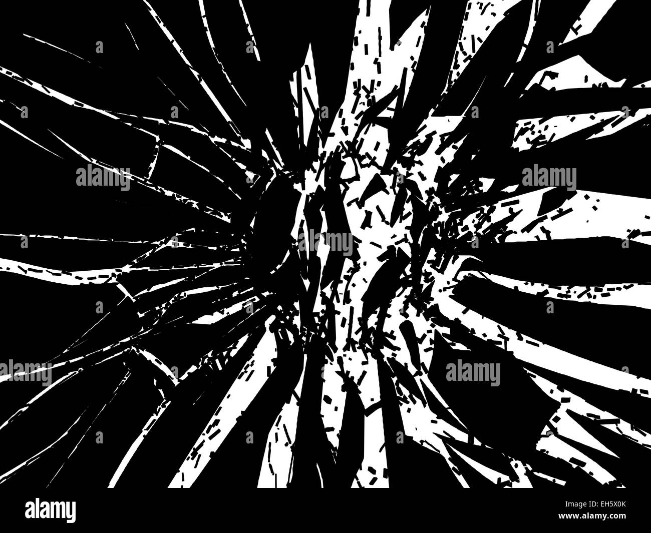 Broken mirror black white Black and White Stock Photos & Images - Alamy