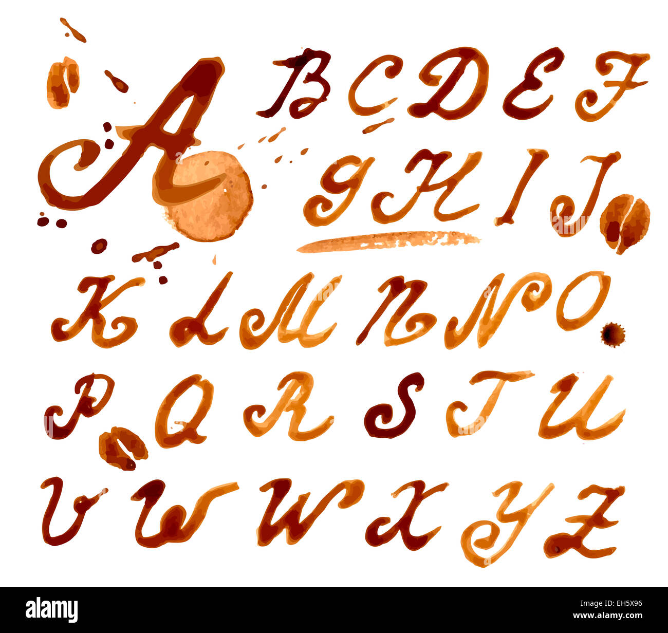 Handwritten font hi-res stock photography and images - Alamy