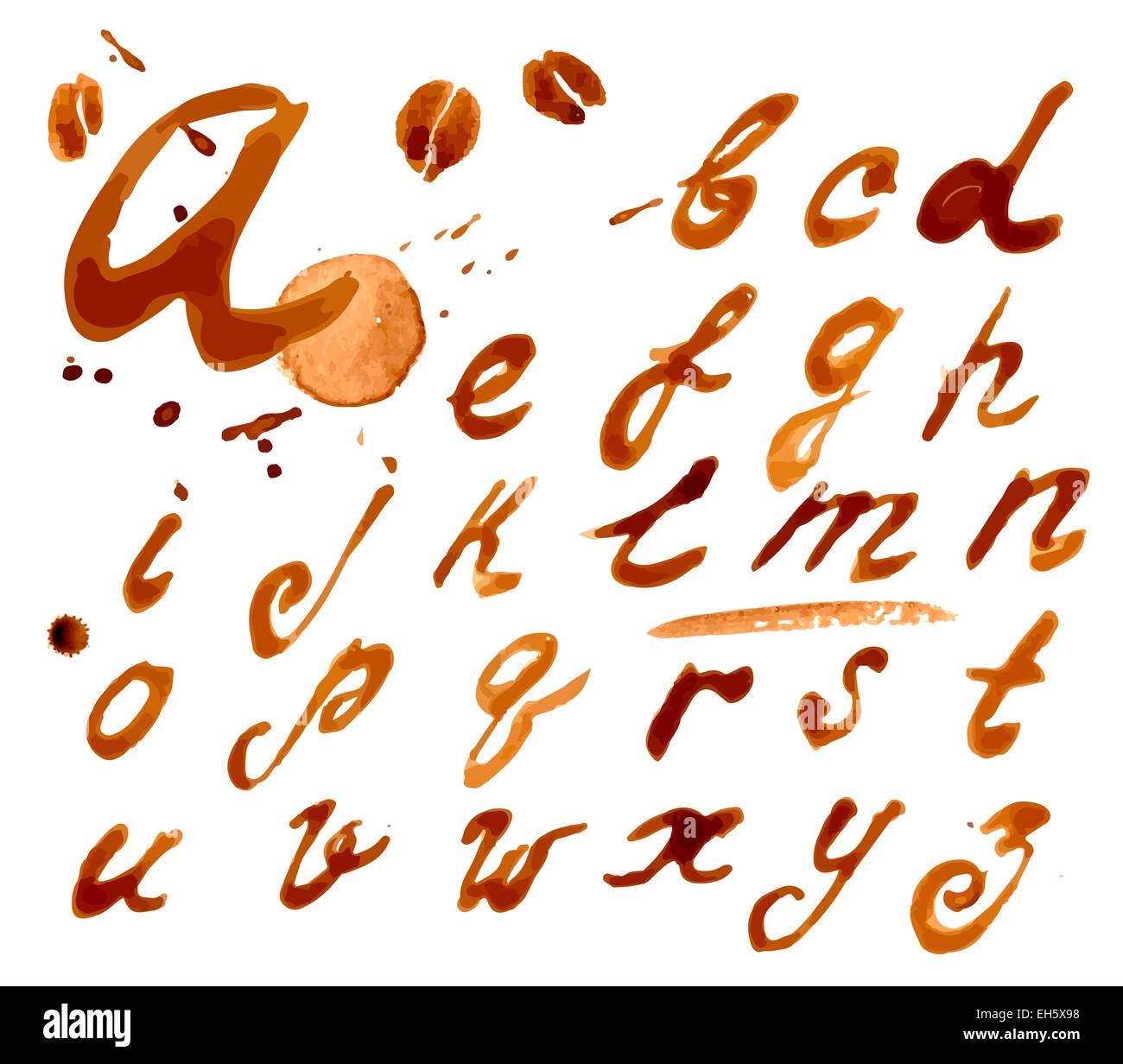 Handwritten font hi-res stock photography and images - Alamy