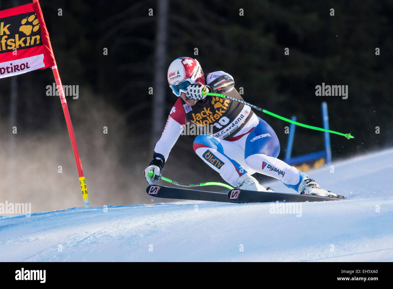 Val Gardena, Italy 20 December 2014. KUENG Patrick (Sui) competing in ...