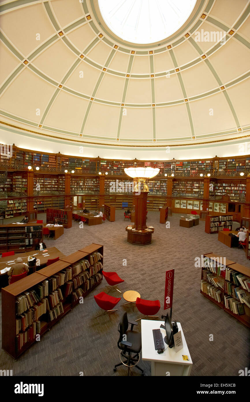 Picton reading rooms in Central Library Liverpool Merseyside UK Stock ...