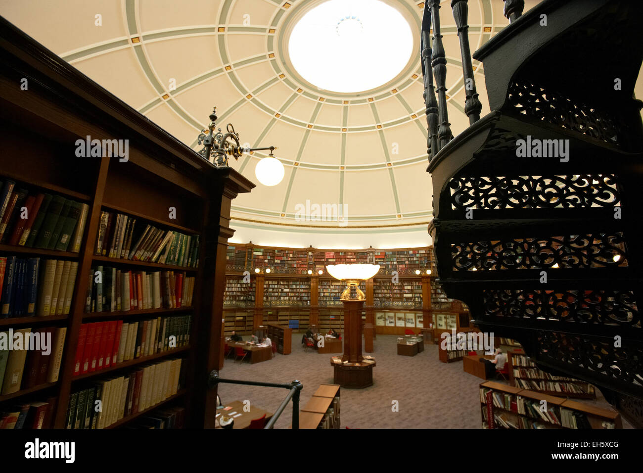 Picton reading rooms in Central Library Liverpool Merseyside UK Stock ...